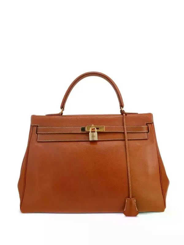Hermès 1992 Kelly 35 Handbag - Brown
