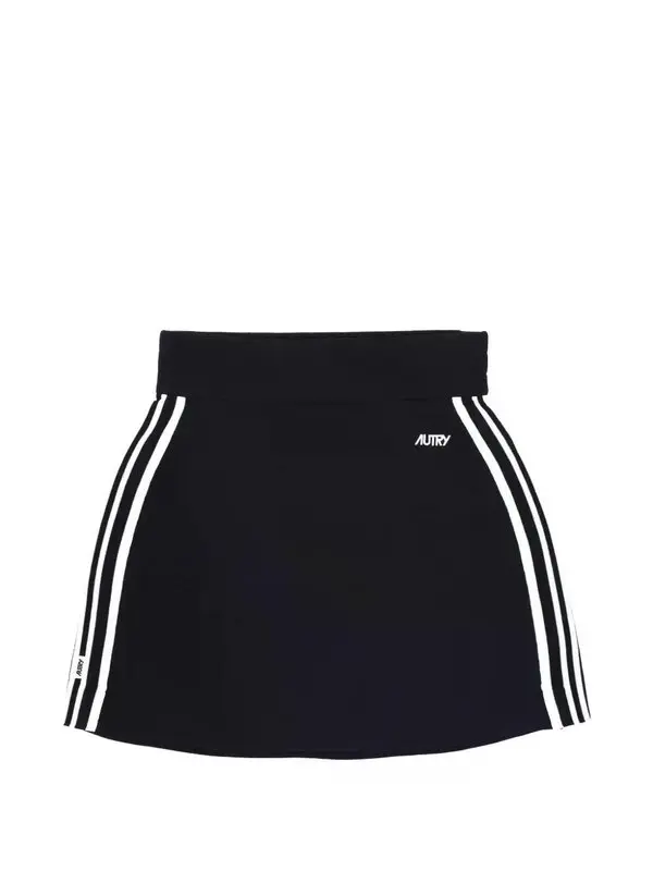 AUTRY Side-stripe Mini Skirt - Blue