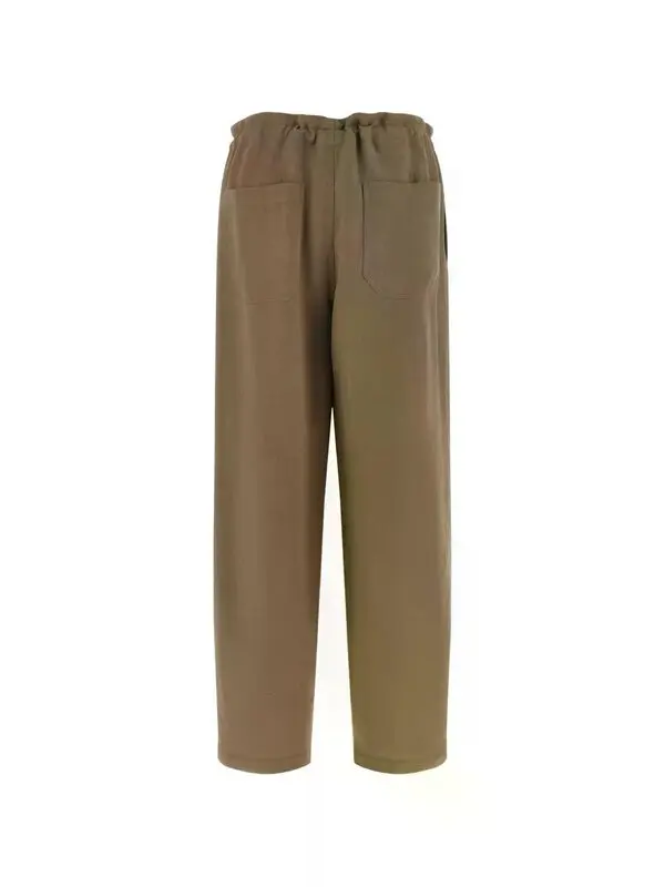 Brunello Cucinelli Twill Straight-leg Trousers - Brown