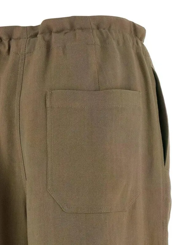 Brunello Cucinelli Twill Straight-leg Trousers - Brown