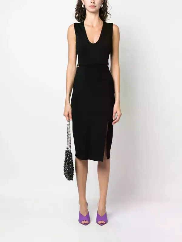 Patrizia Pepe Ring-detailing Midi Dress