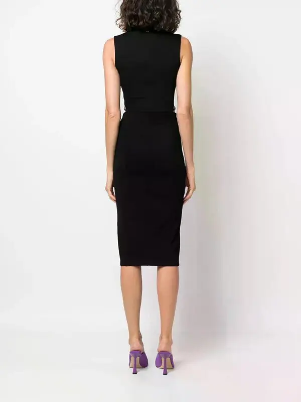 Patrizia Pepe Ring-detailing Midi Dress