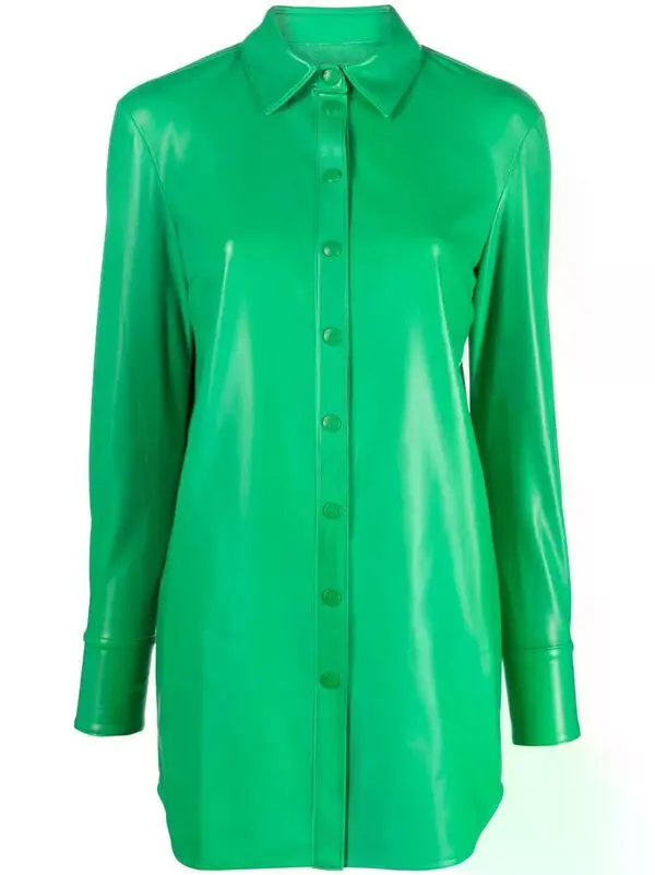 Patrizia Pepe Coated Long-sleeve Shirt