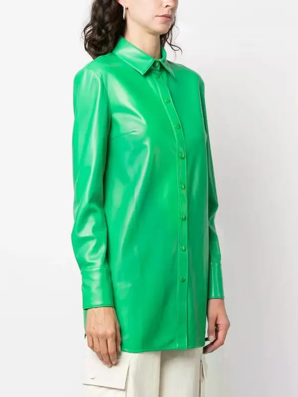 Patrizia Pepe Coated Long-sleeve Shirt