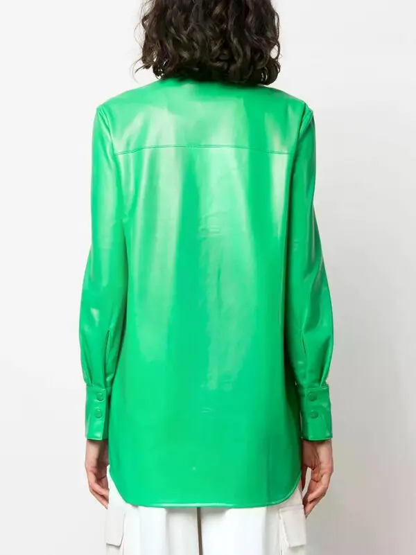 Patrizia Pepe Coated Long-sleeve Shirt
