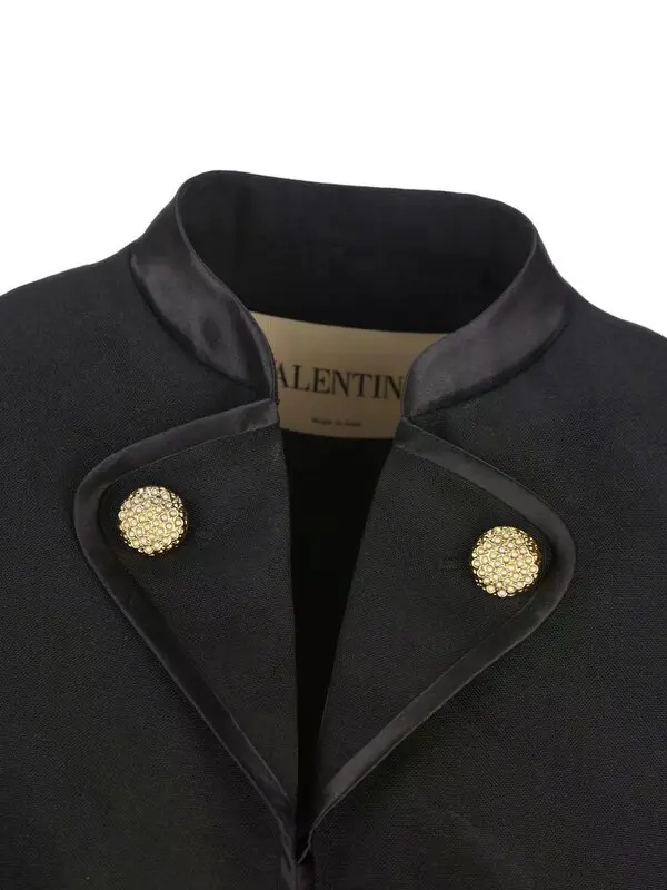 Valentino Garavani Button-embellished Cropped Jacket