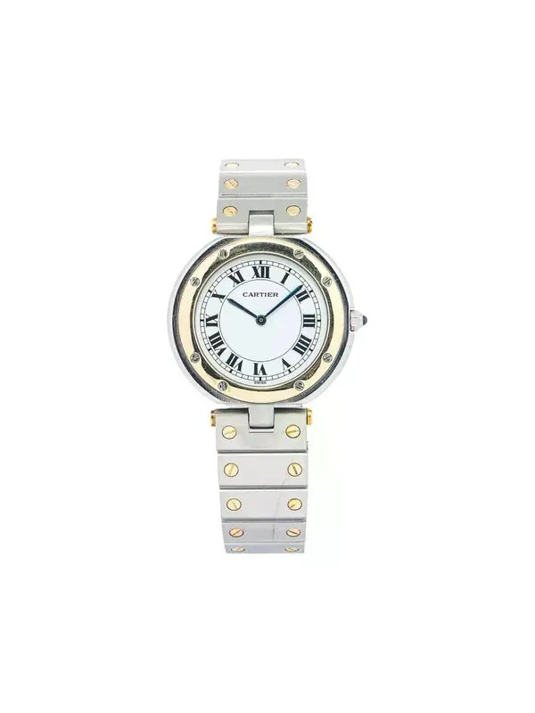 CARTIER Pre-owned Santos De 32mm - White