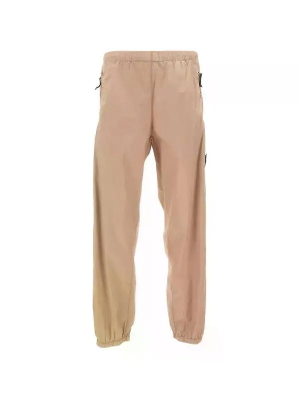 Stone Island Logo-detail Trousers - Neutrals