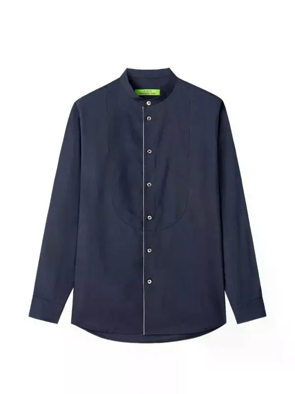 Shanghai Tang Silk Shirt - Blue