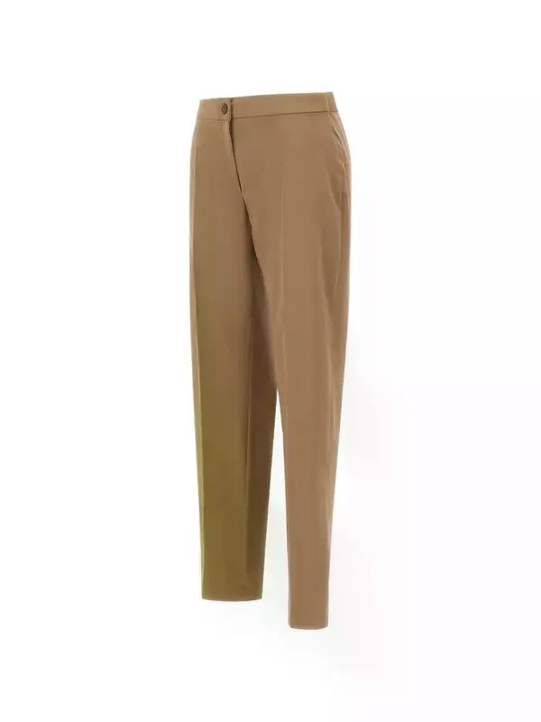 ELENA MIRO` Pressed-crease Trousers