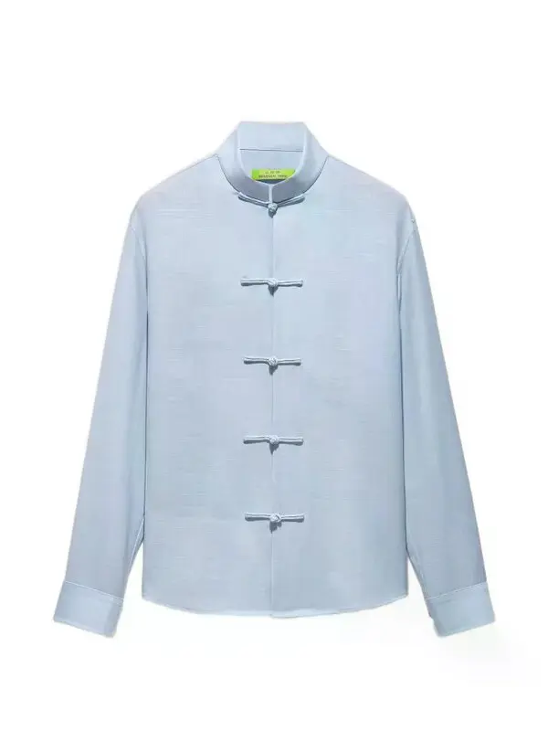 Shanghai Tang Wool Shirt - Blue