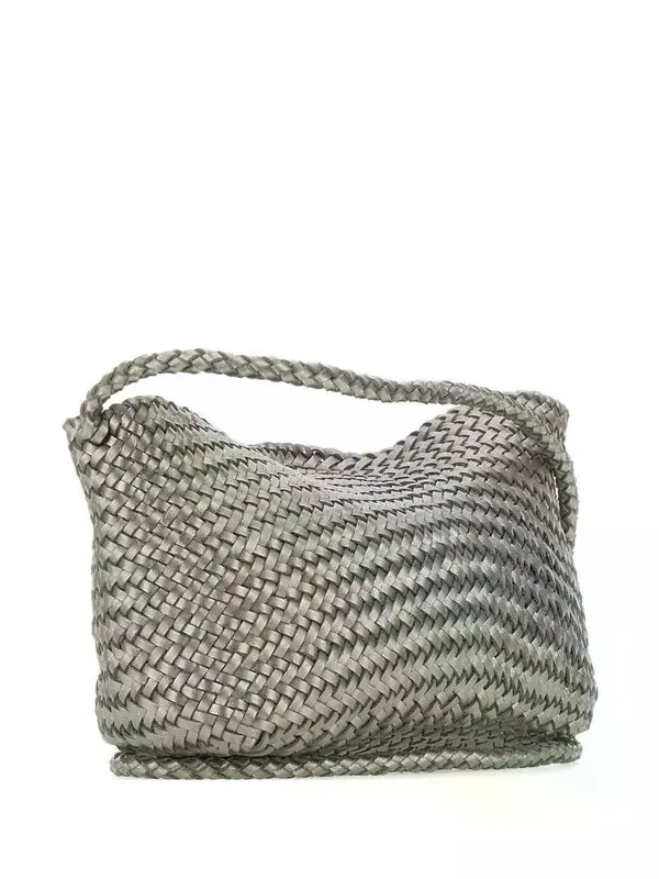 Dragon Diffusion Corsina Interwoven Shoulder Bag - Grey