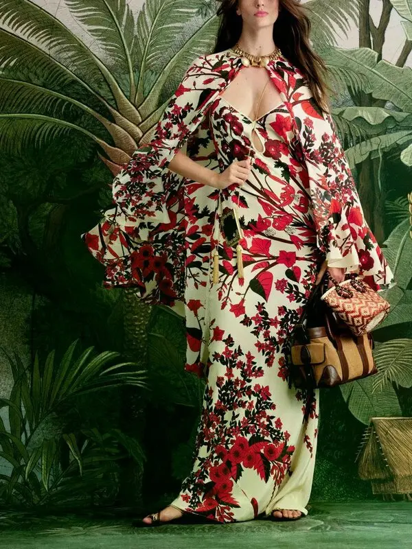 Johanna Ortiz Floral-pattern Maxi Dress