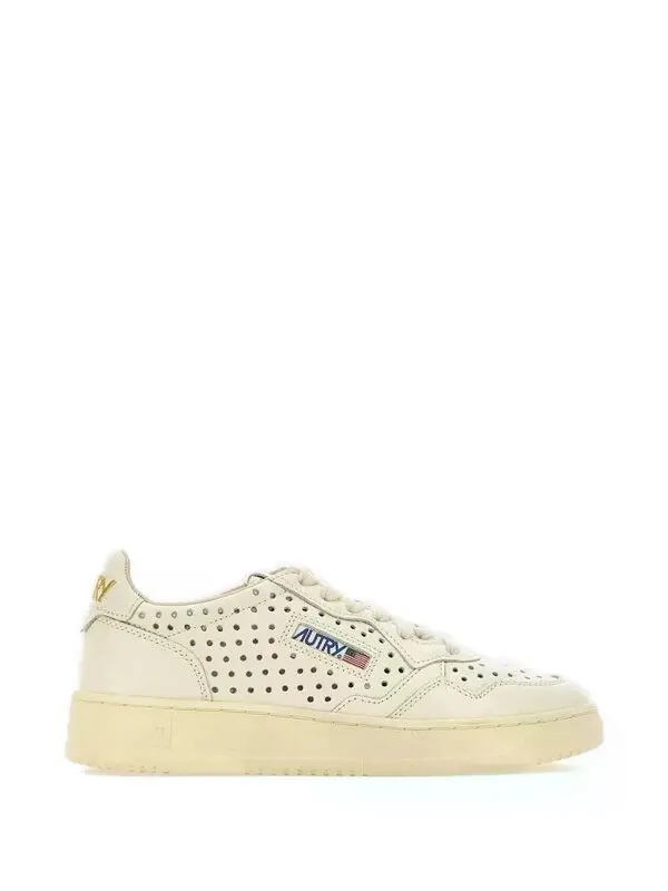 AUTRY Medalist Low Perforated Sneakers - Neutrals