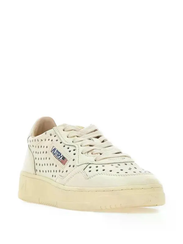 AUTRY Medalist Low Perforated Sneakers - Neutrals