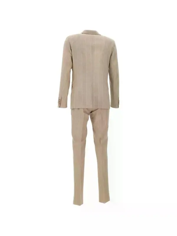 Corneliani Pinstripe Double-breasted Suit - Neutrals