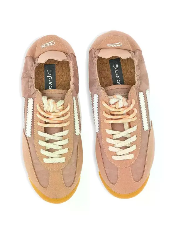 PURAAI Logo Suede Sneakers