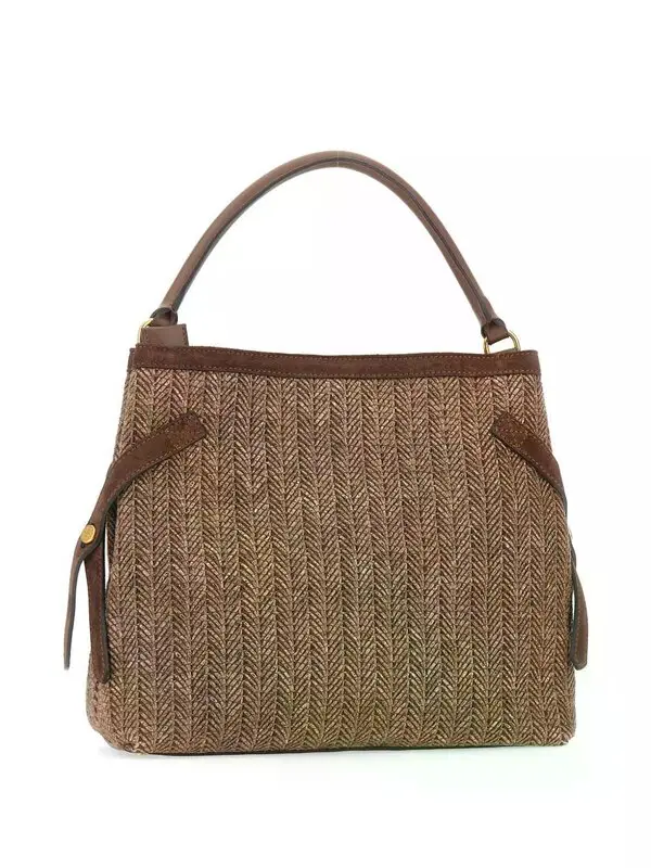 GIANNI CHIARINI Claudette Woven Shoulder Bag