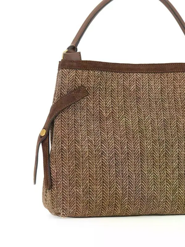 GIANNI CHIARINI Claudette Woven Shoulder Bag