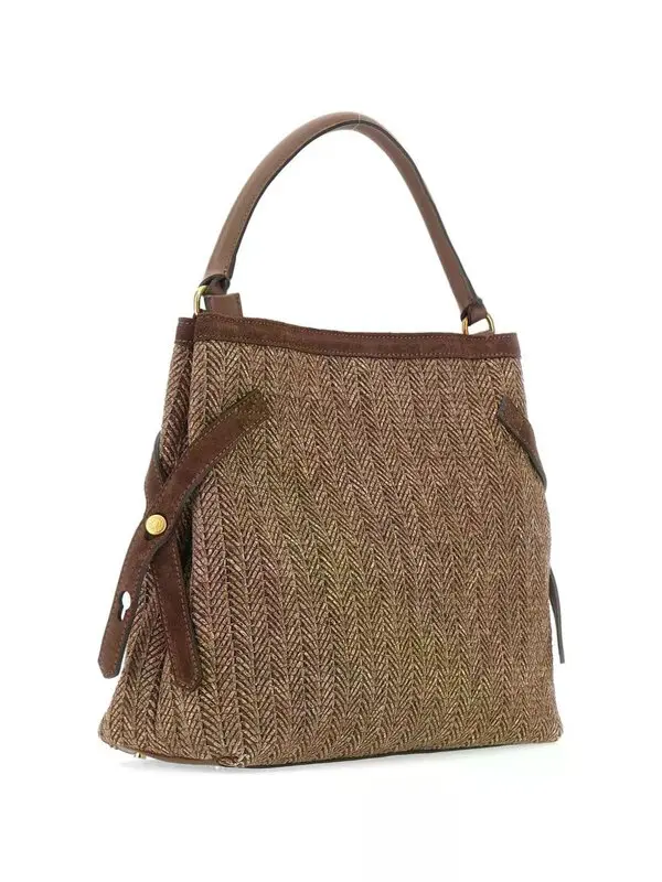 GIANNI CHIARINI Claudette Woven Shoulder Bag
