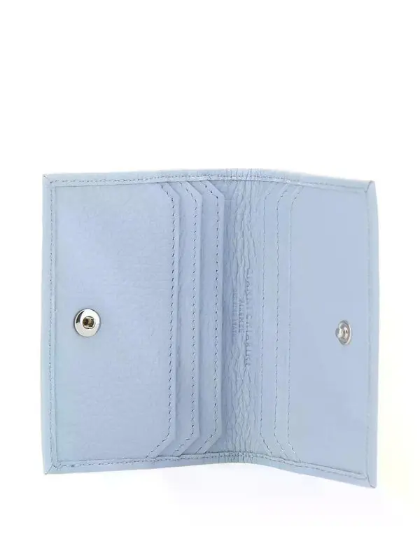 GIANNI CHIARINI Dollaro Leather Card Holder - Blue