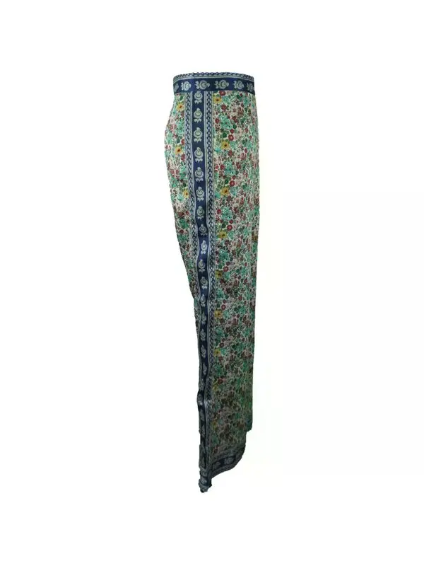 Sandro Floral-print Palazzo Pants