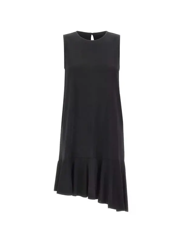 KAOS Asymmetric Ruffled Dress - Black