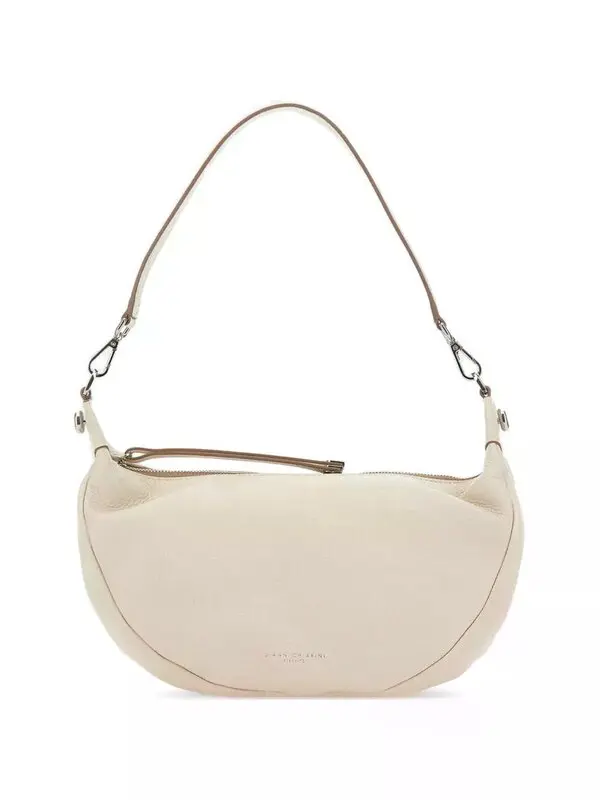 GIANNI CHIARINI Aisha Leather Shoulder Bag - Neutrals