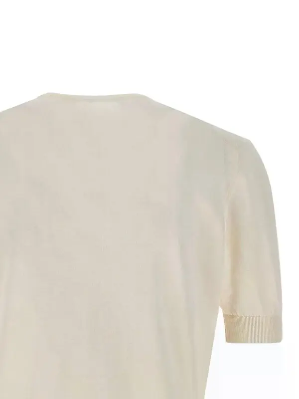 FILIPPO DE LAURENTIIS Short-sleeved Cotton Sweater