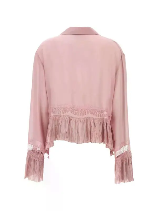 Blumarine Lace-trim Blouse