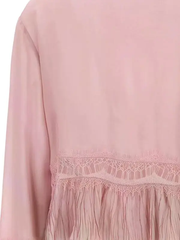 Blumarine Lace-trim Blouse