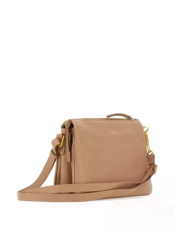 GIANNI CHIARINI Brooke Grained-leather Shoulder Bag