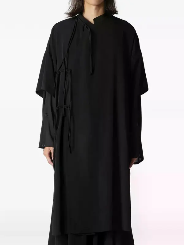 Yohji Yamamoto Tie-neck Shirt