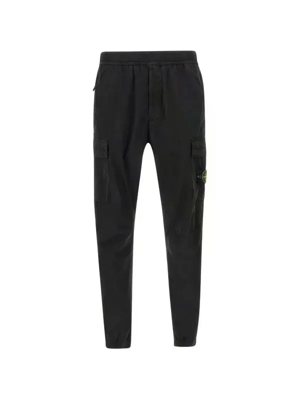 Stone Island Compass-badge Cargo Pants - Black