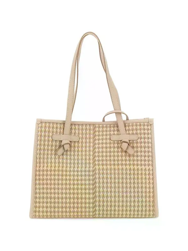 MARCELLA CLUB Miss Marcella Houndstooth Tote Bag