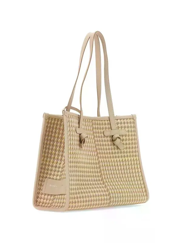 MARCELLA CLUB Miss Marcella Houndstooth Tote Bag