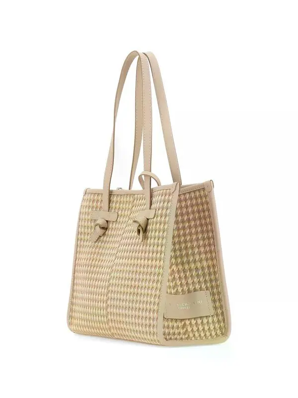 MARCELLA CLUB Miss Marcella Houndstooth Tote Bag