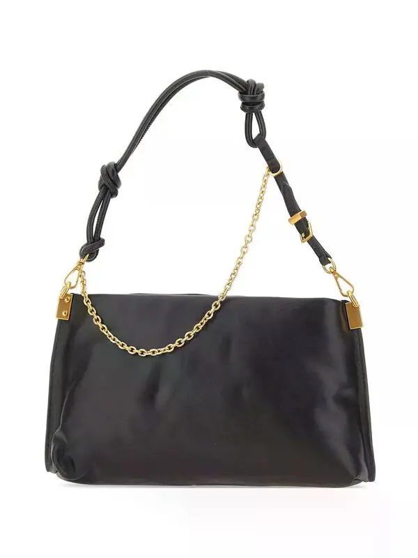 GIANNI CHIARINI Fanny Leather Shoulder Bag - Black