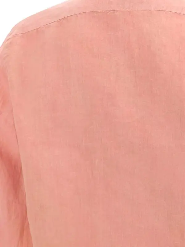 Aspesi Bruce Band Collar Shirt - Pink