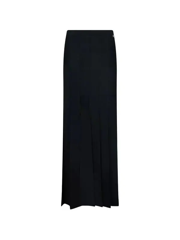Liu Jo Fringing High-waisted Skirt - Black