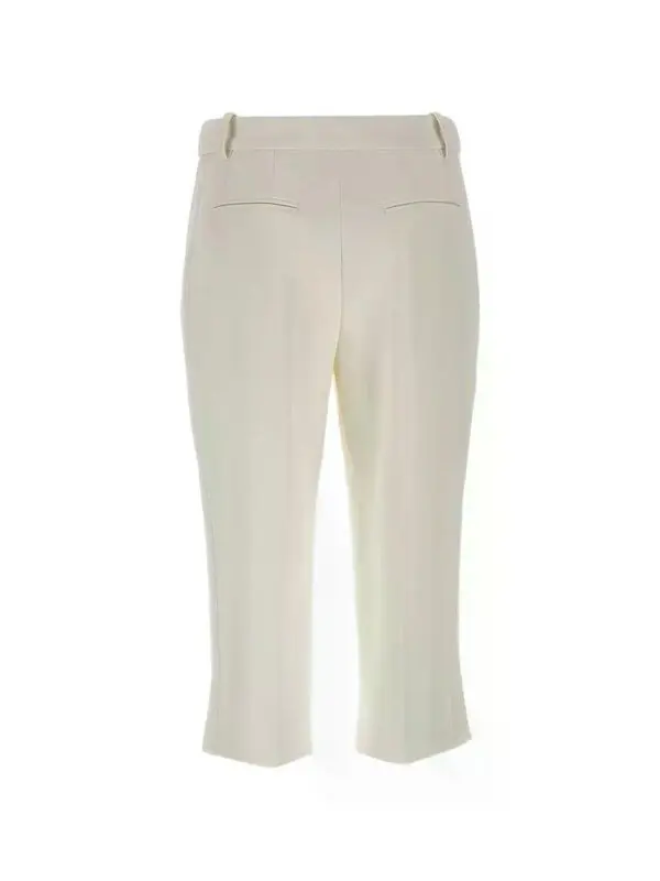Elisabetta Franchi Satin Band Slit Trousers