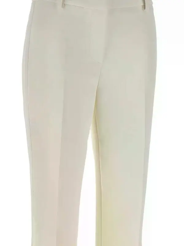 Elisabetta Franchi Satin Band Slit Trousers