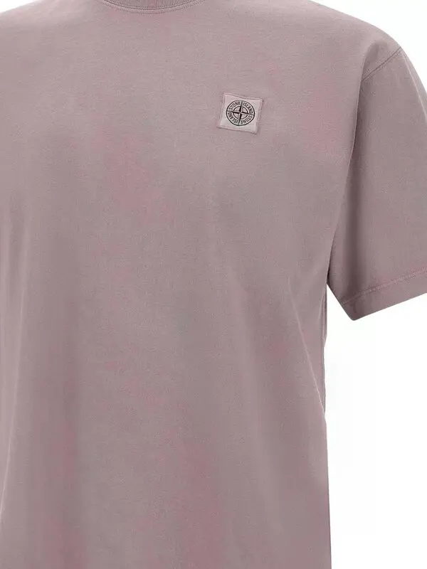 Stone Island Compass-patch Ribbed T-shirt
