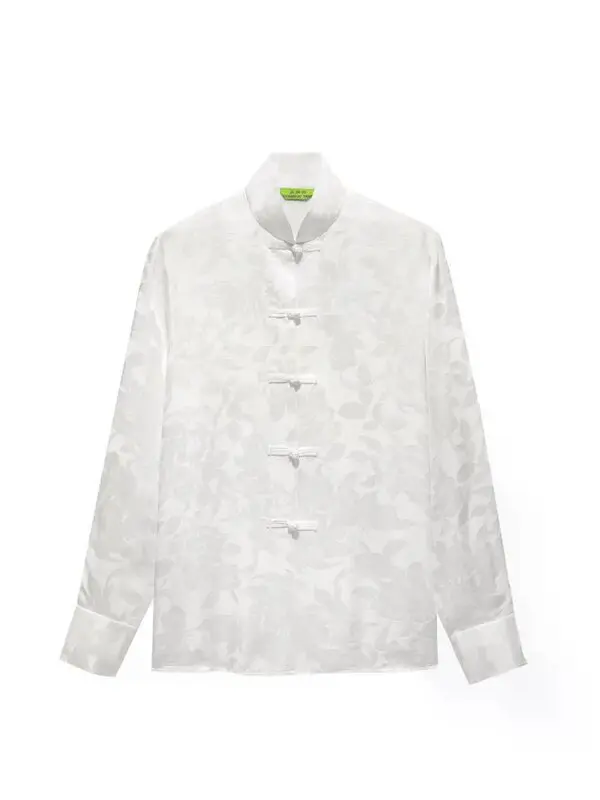 Shanghai Tang Silk Blouse - White