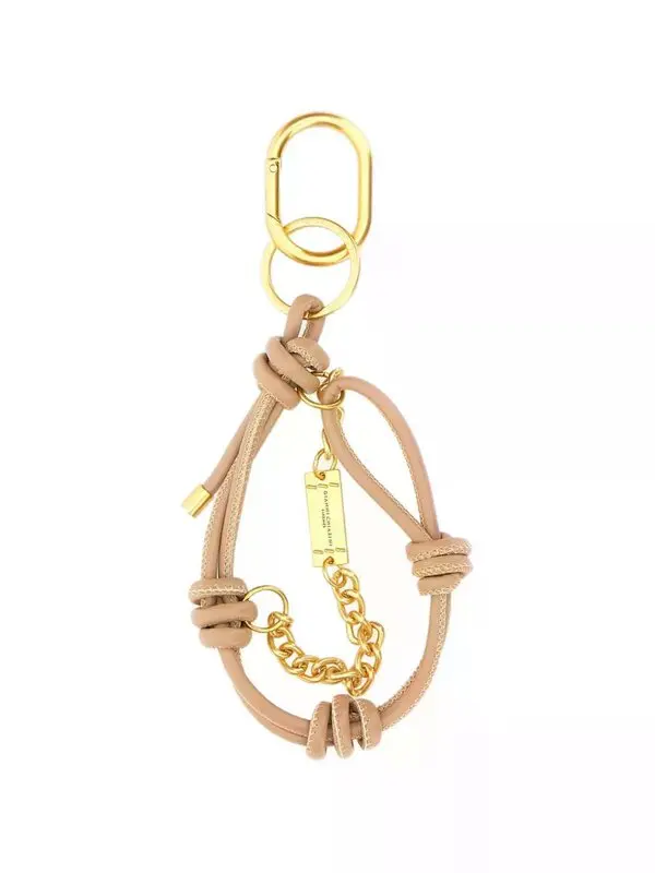 GIANNI CHIARINI Knotted Key Ring - Neutrals