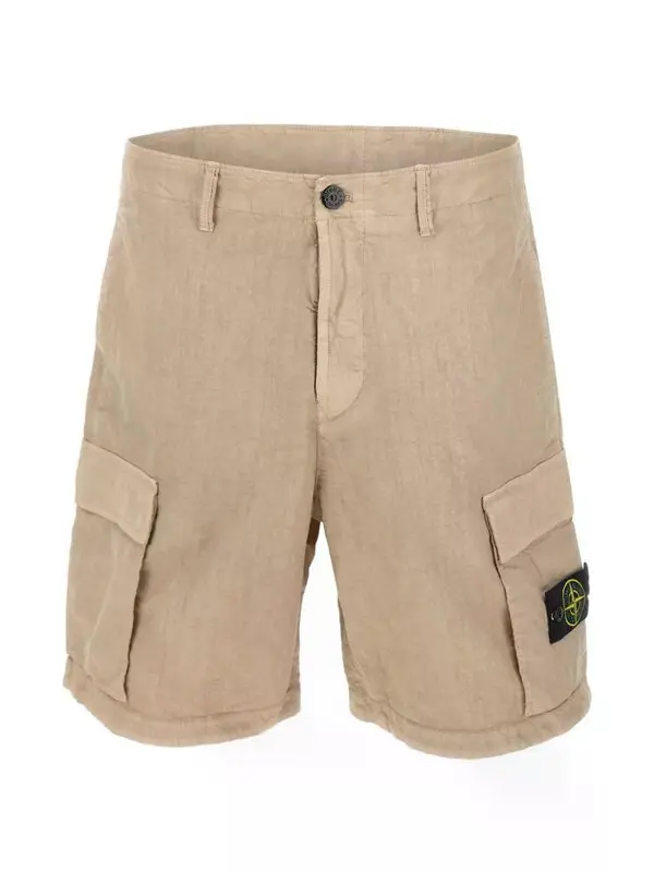 Stone Island Cargo Pocket Shorts - Neutrals