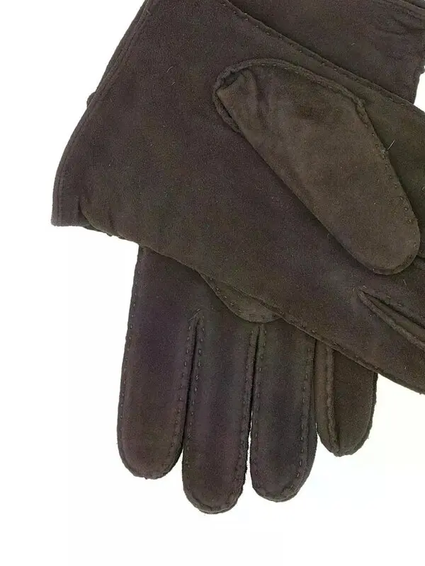 GIANNI CHIARINI Topstitching Leather Gloves