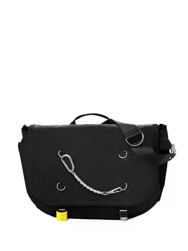 PORTER-YOSHIDA & CO Chain-detail Messenger Bag - Black