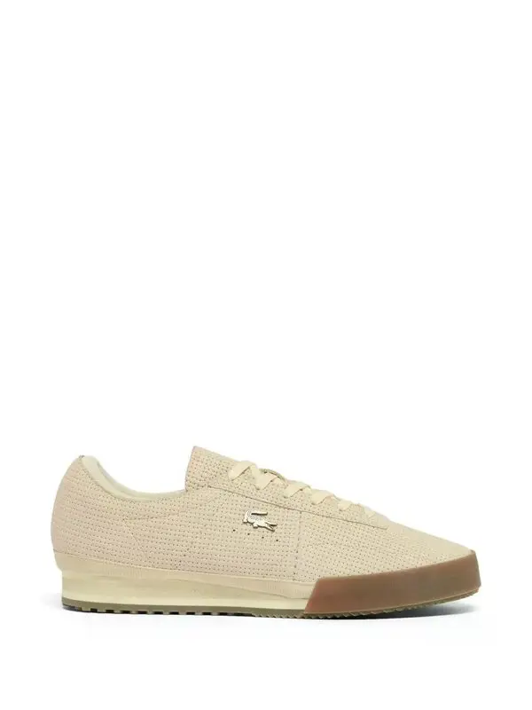 Lacoste Perforated Logo Sneakers - Neutrals