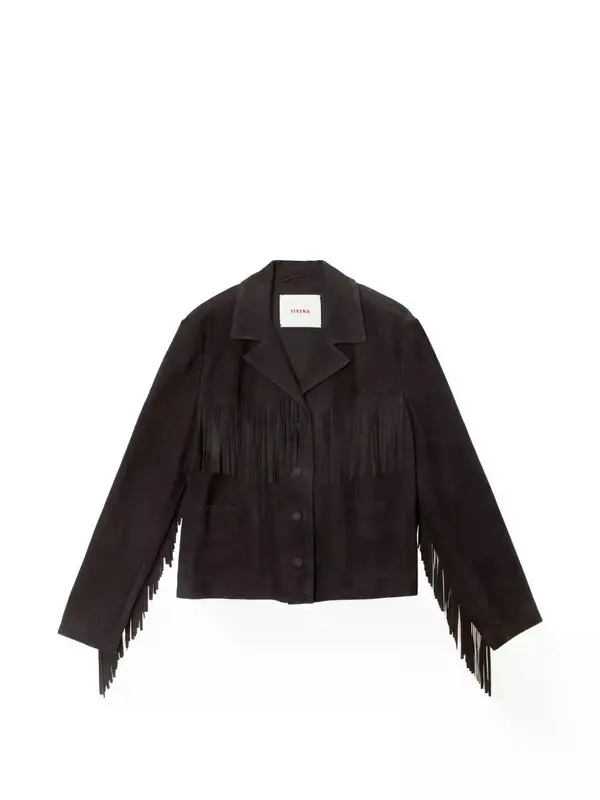 Xirena Clyde Fringe-detail Jacket - Black